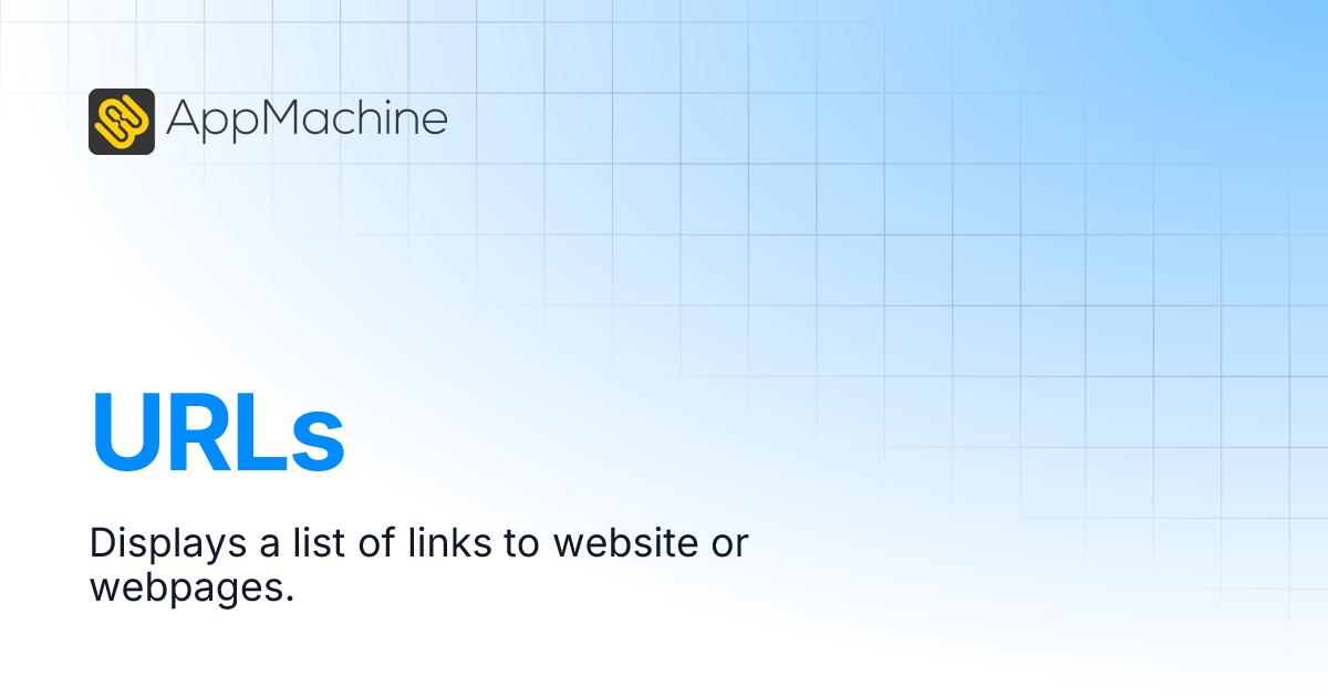 URLs | AppMachine Support Center